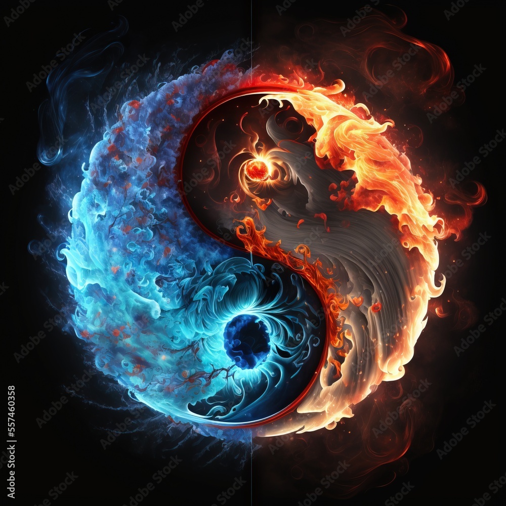 Fire And Ice Yin Yang