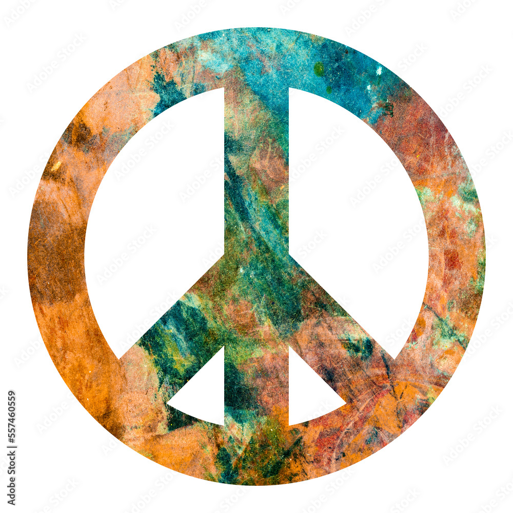 Clean and simple painted peace sign illustration, line art, clipart ...