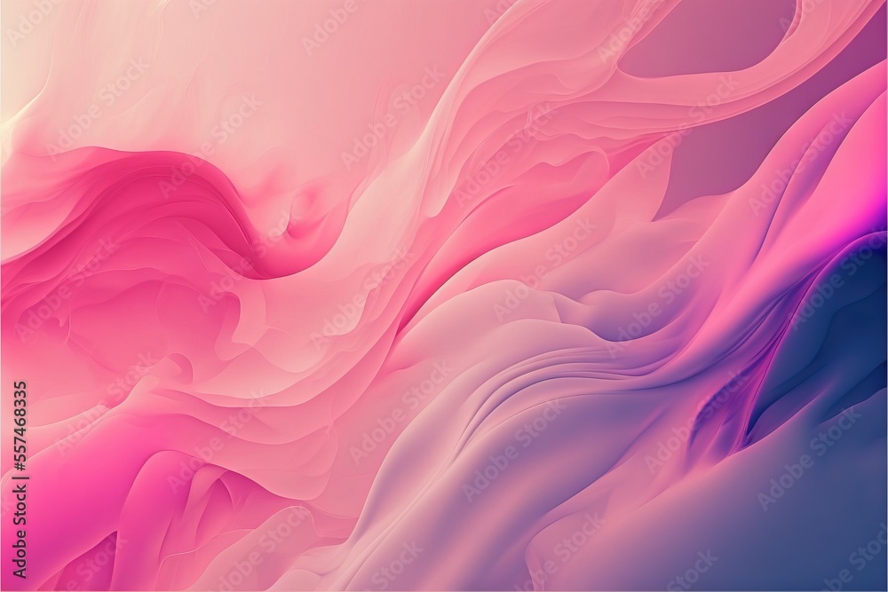 a pink and blue abstract background with a wavy design on the bottom of ...