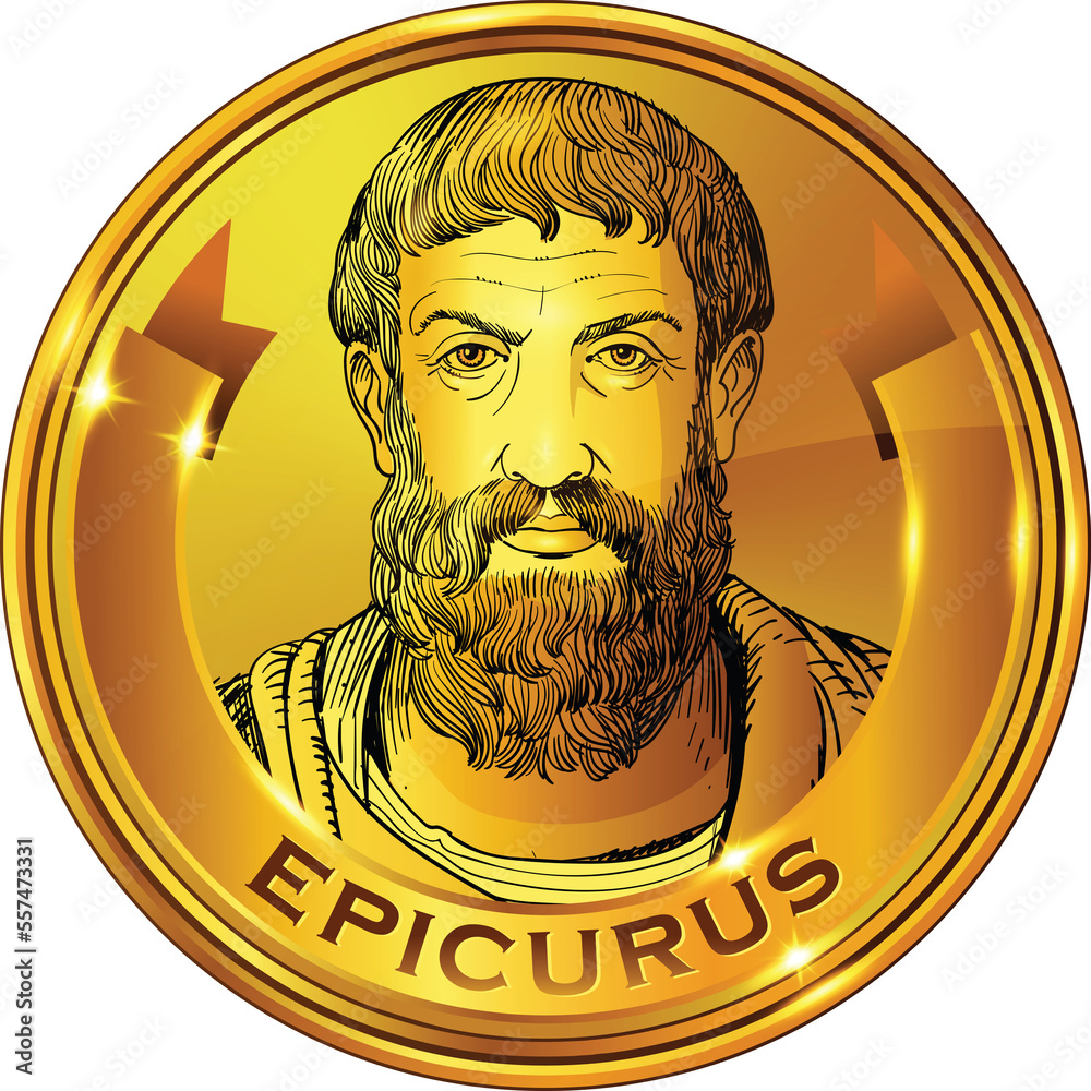 philosopher Epicurus Stock Illustration | Adobe Stock