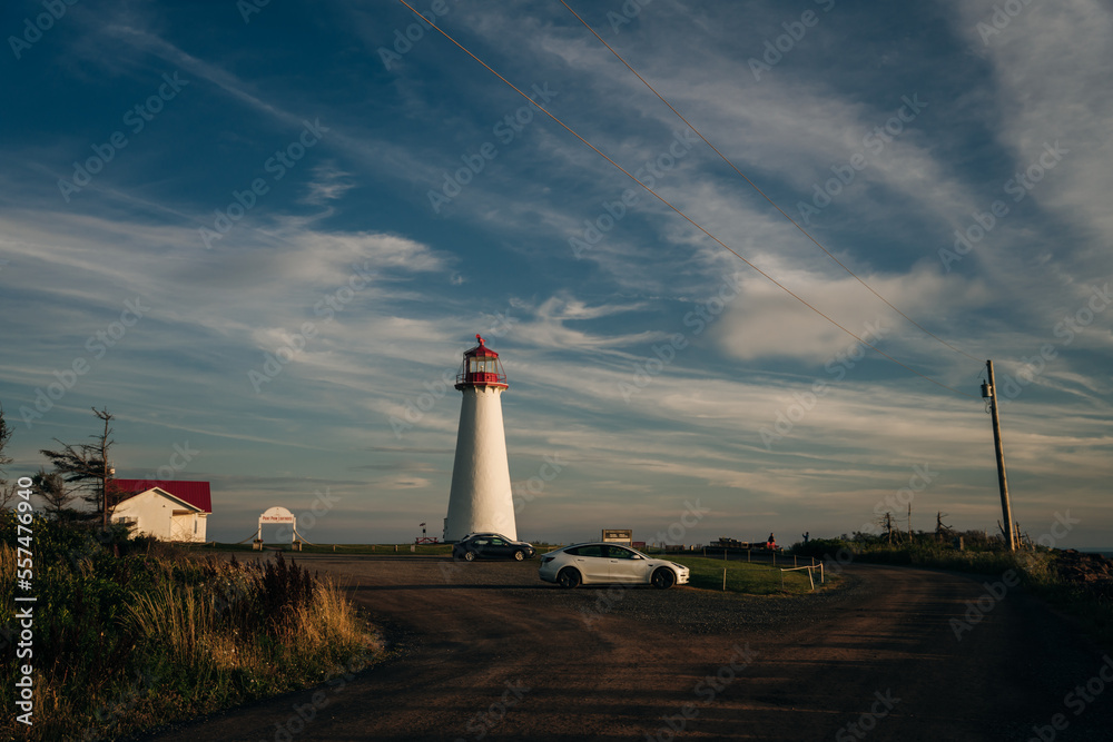 the symbol of the Gaspesie, a region of Quebec (Canada) from Cape Mont ...