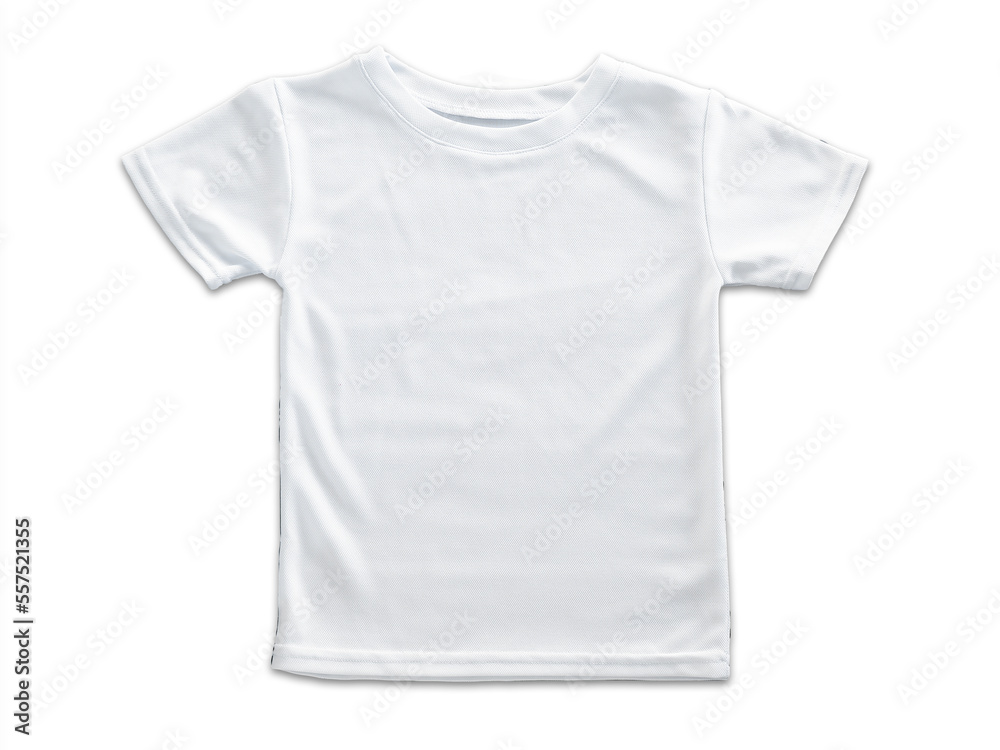 Kids t shirt isolated on white background Stock Illustration | Adobe Stock