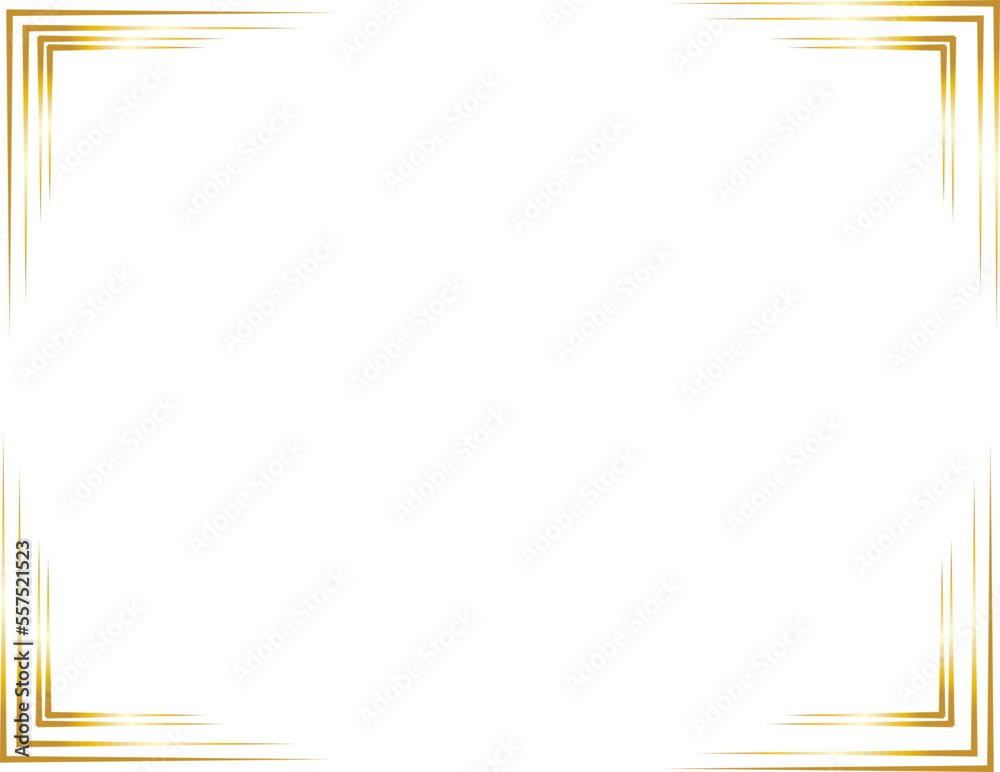 gold line corner, border, frame decoration Stock Vector | Adobe Stock gold line corner, border, frame decoration Stock Vector | Adobe Stock