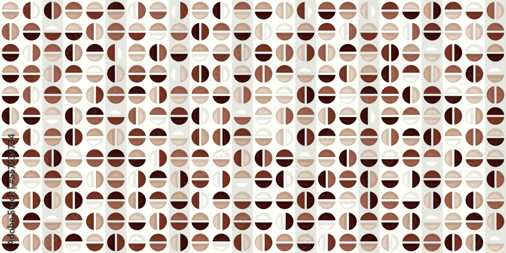 Coffee abstract and seamless pattern. Vector pattern for a print on a ...