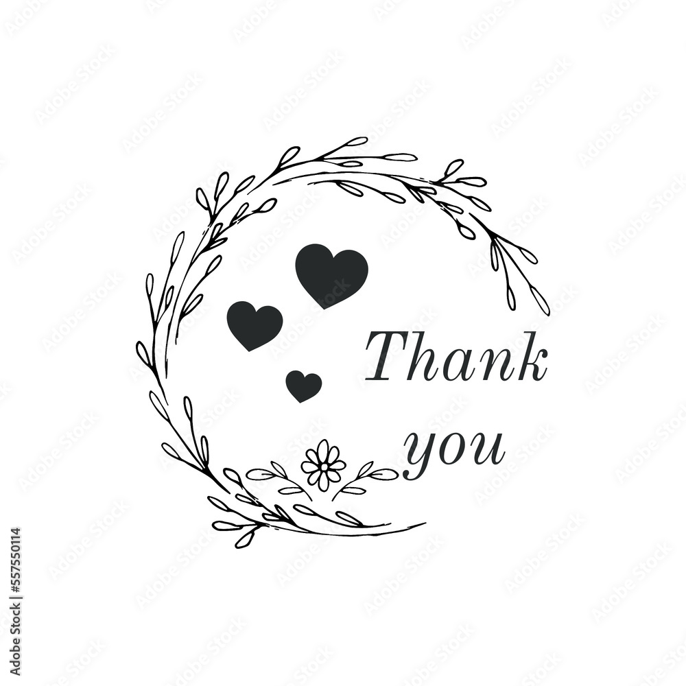 Thank you transparent png Stock Illustration | Adobe Stock