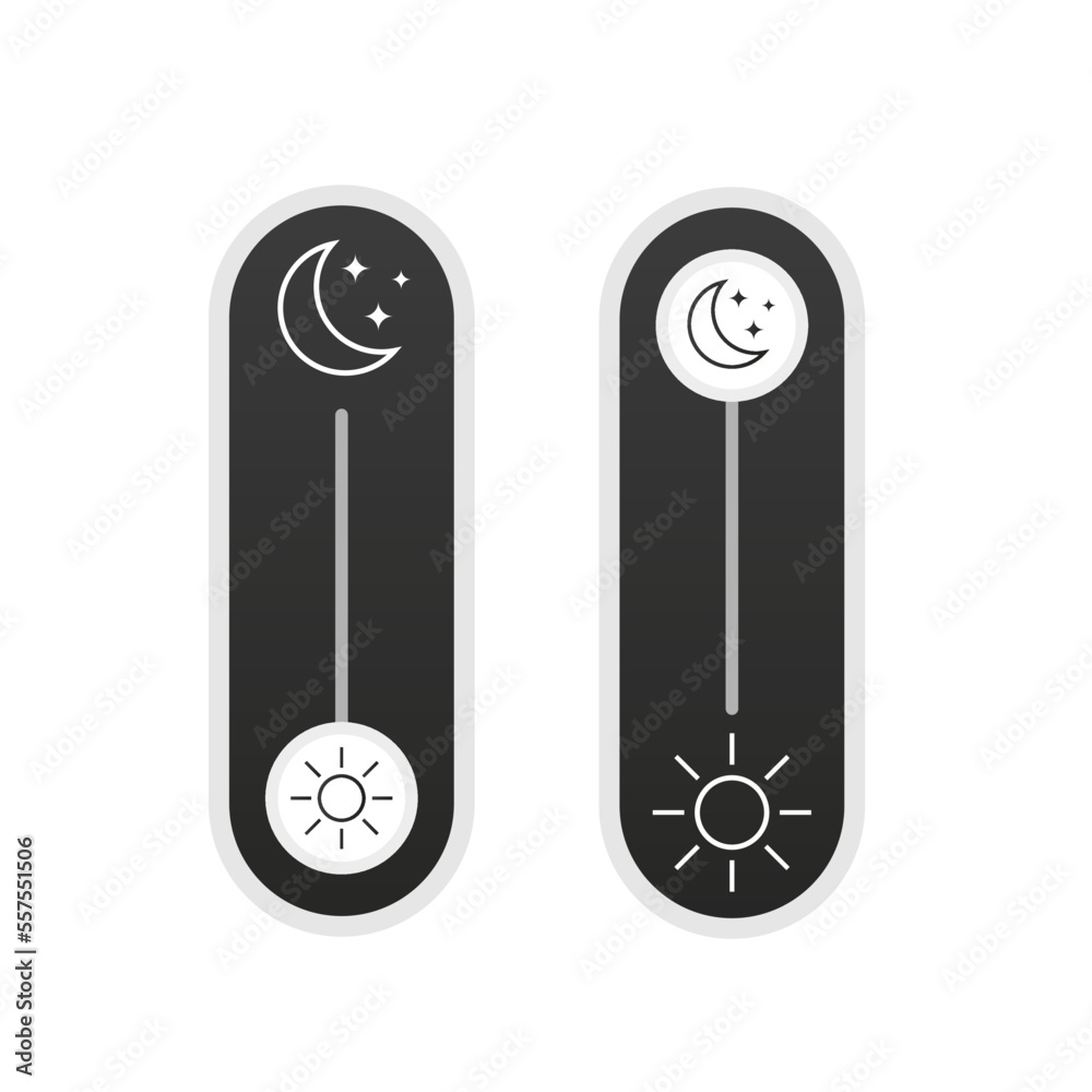 On and Off toggle switch buttons. Light and Dark Buttons. Day night ... On and Off toggle switch buttons. Light and Dark Buttons. Day night ...