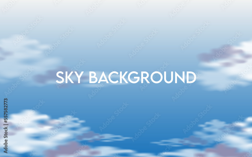 Blue sky background with clouds for website, books, magazine, poster ...