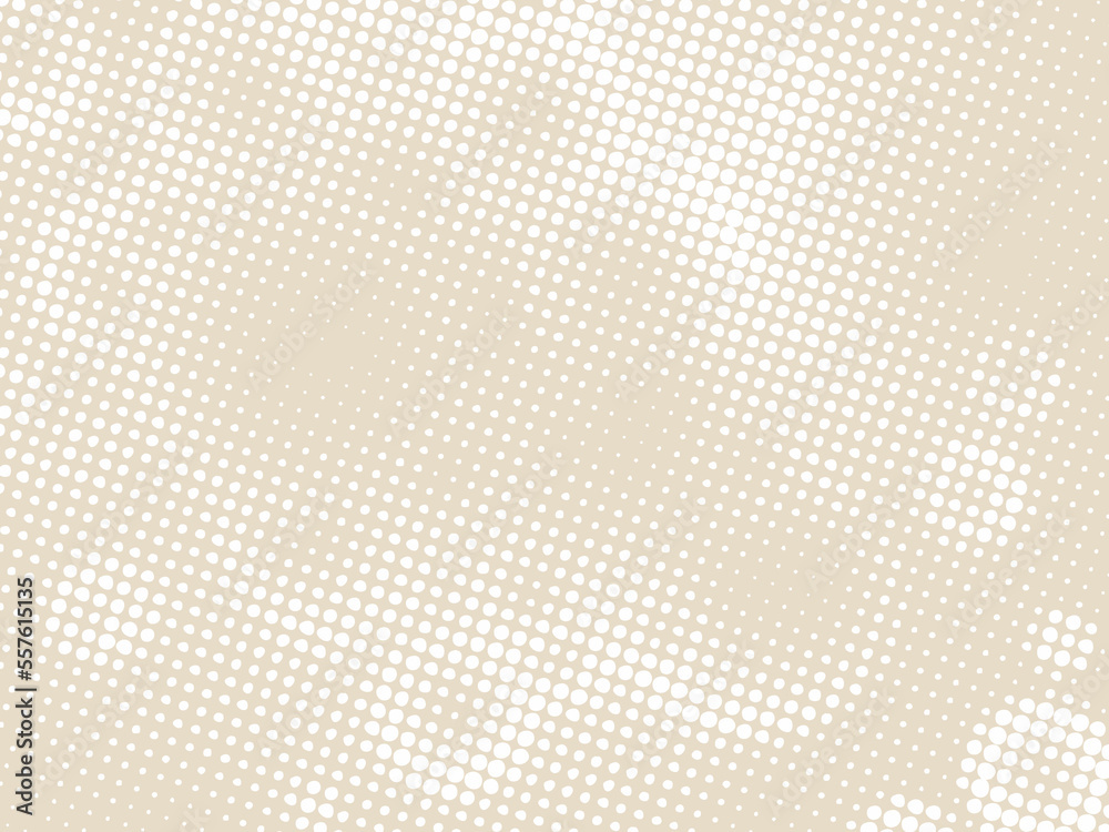 White dots on beige background. Pastel pop art backdrop. Whimsical ...
