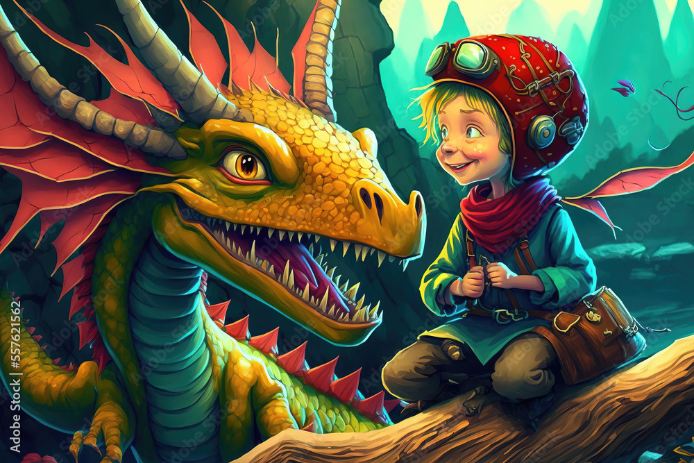 Fantasy creature. cartoon color story. sketch art for artist creativity ...