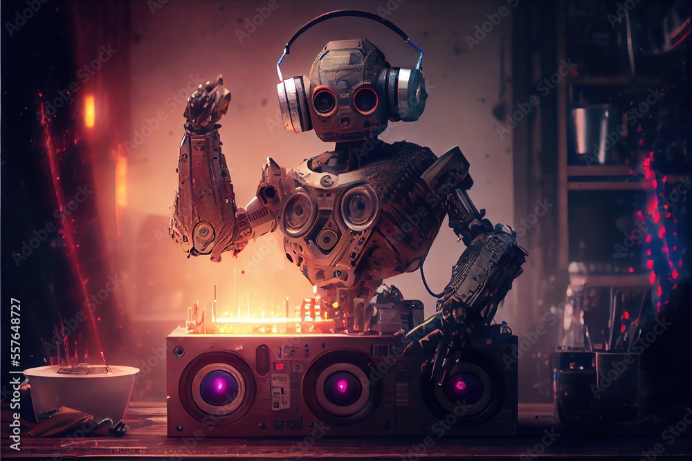 Robot DJ, - AI music is becoming more popular, and robots are taking ...