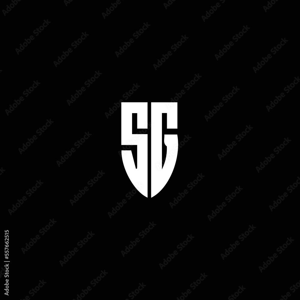 SG SG Logo Design, Creative Minimal Letter SG SG Monogram Stock Vector ...