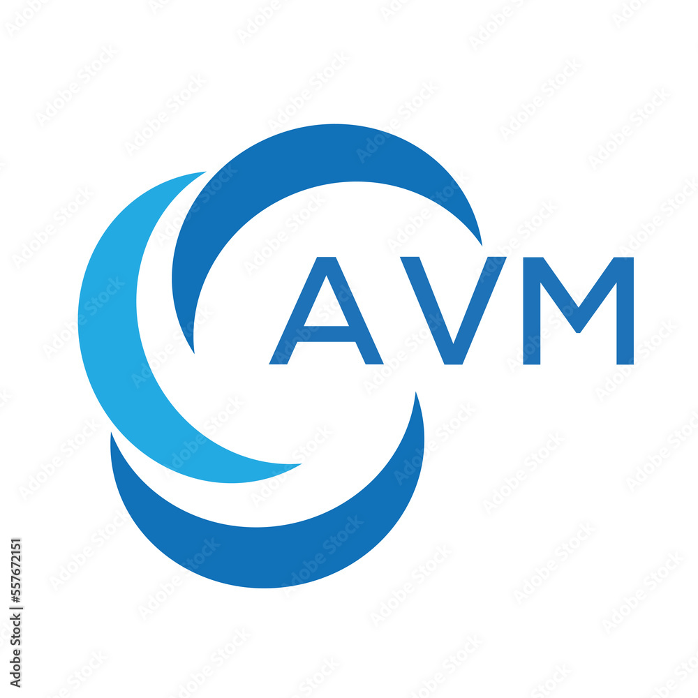 AVM Letter logo design template vector. AVM Business abstract ...