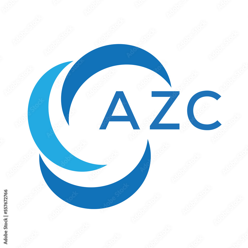 AZC Letter logo design template vector. AZC Business abstract ...