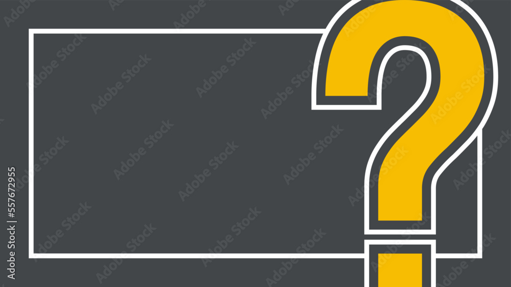 Grey question mark background with text space. Quiz symbol. Stock ...