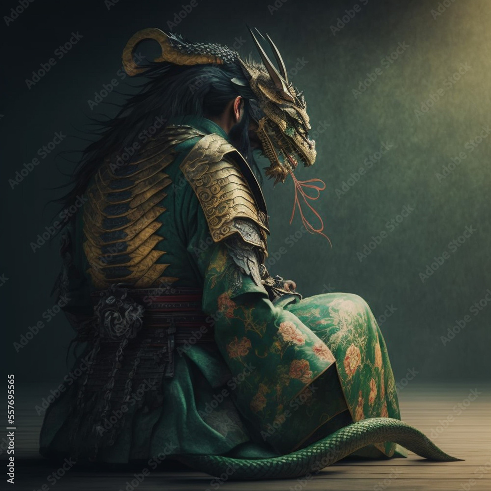 Chinese, Japanese, warrior, dragon, won dragon, samurai, warrior, ninja ...