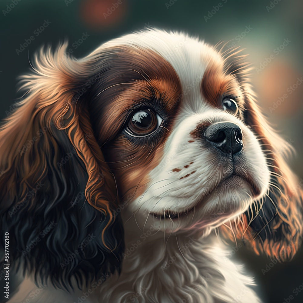 Cute Dogs Card Background Wallpaper Texture Overlay Art For Print Print ...