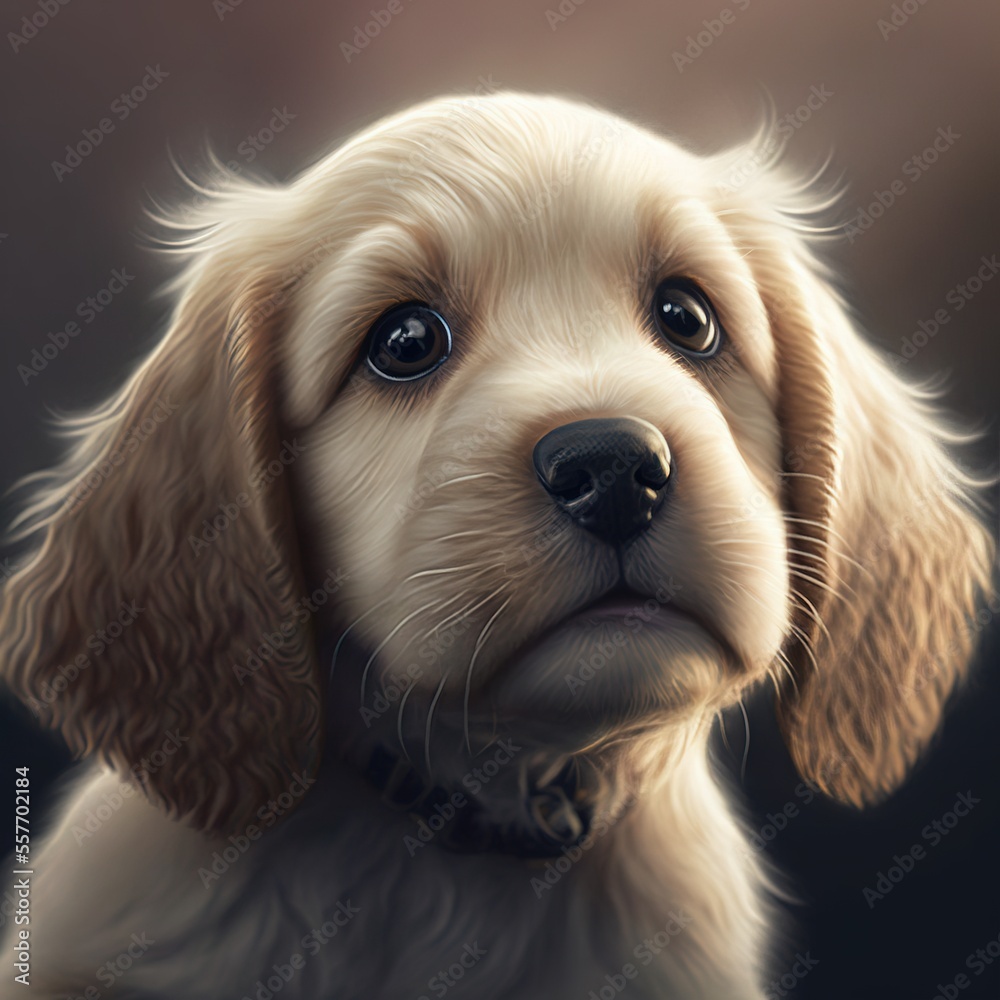 Cute Dogs Card Background Wallpaper Texture Overlay Art For Print Print ...