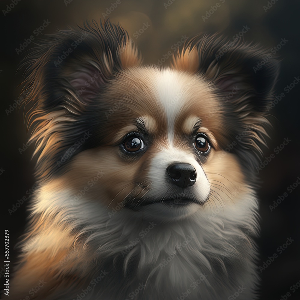 Cute Dogs Card Background Wallpaper Texture Overlay Art For Print Print ...