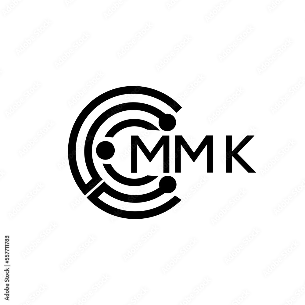 MMK letter logo design.MMK creative initials monogram vector letter ...