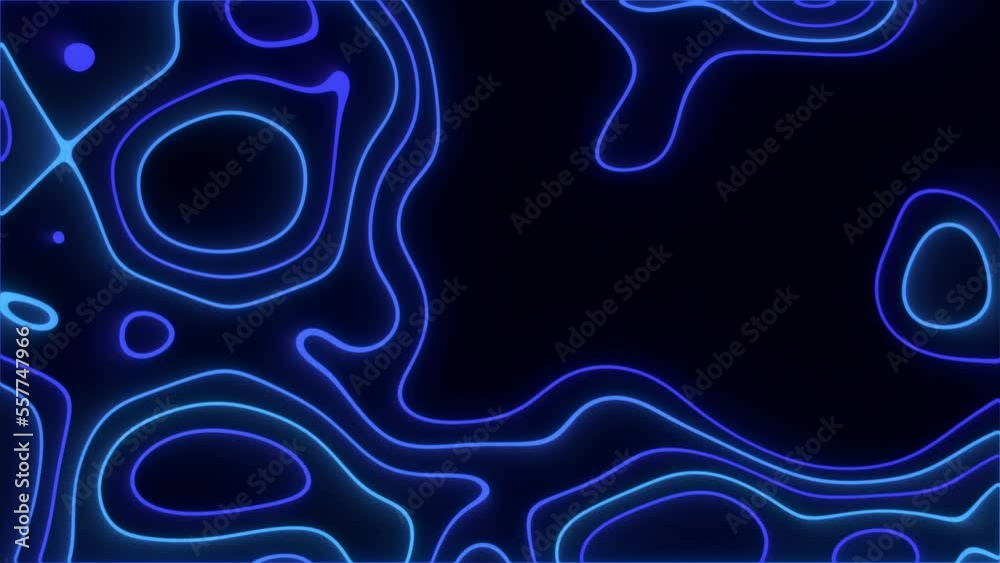 3D Topographic map background concept. Technology background ...