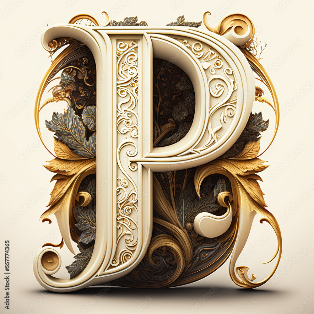 Letter P Stock Illustration | Adobe Stock