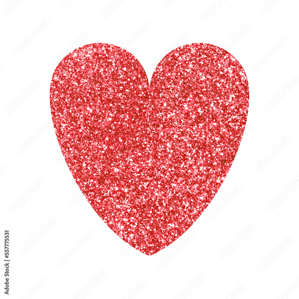 Glitter Heart Clipart, Heart Clipart PNG Stock Illustration | Adobe Stock