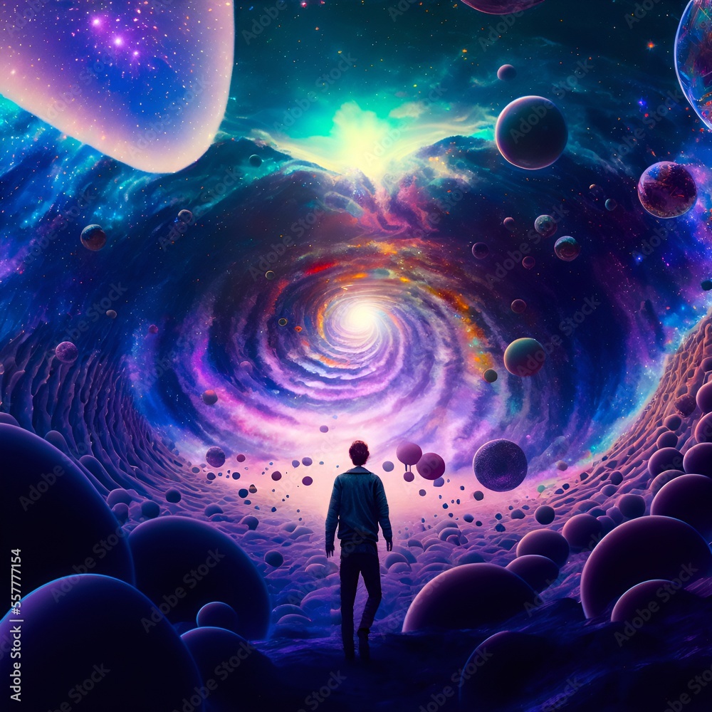 A Man Takes His First Psychedelic Trip To The Center Of The Universe After Consuming Dmt