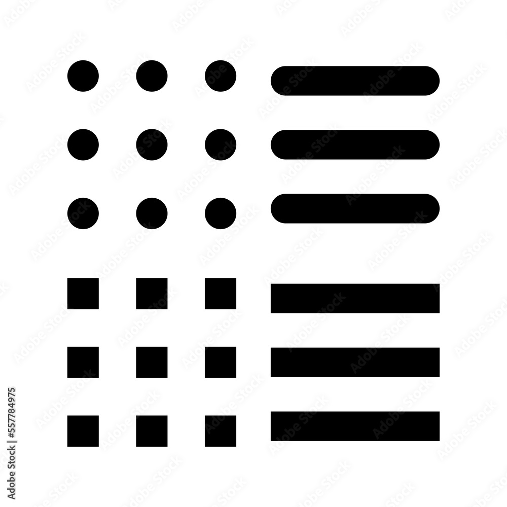 Menu Icon vector for web and mobile app. web menu sign and symbol ...