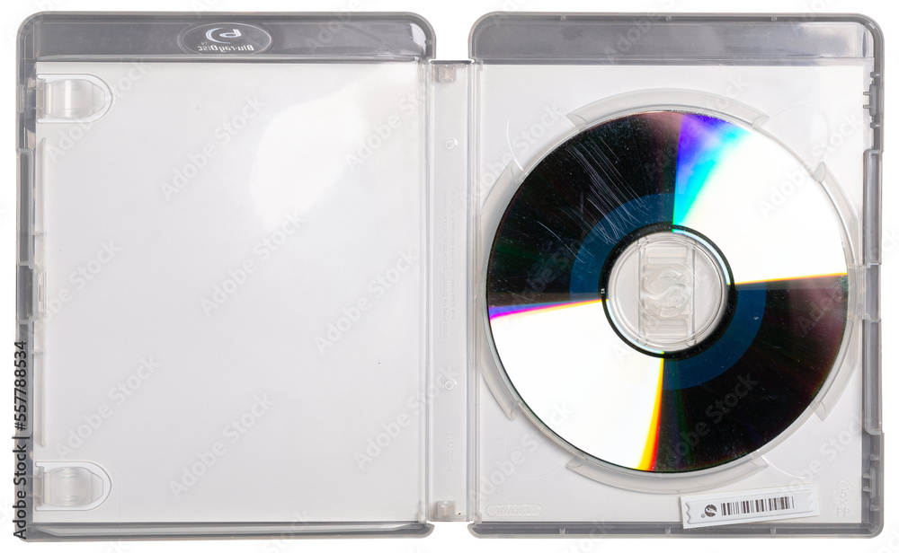 CD game case withe with disc png isolated on transparent background ...