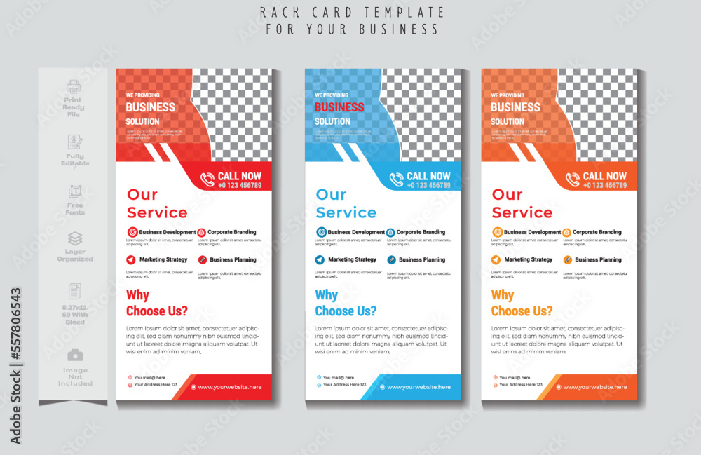 Rack card design || dl flyer design || corporate flyer template for ...