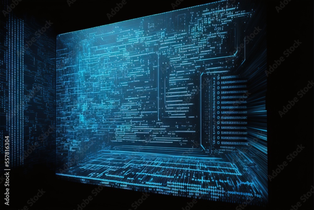 computer circuit board Generative AI Stock Illustration | Adobe Stock