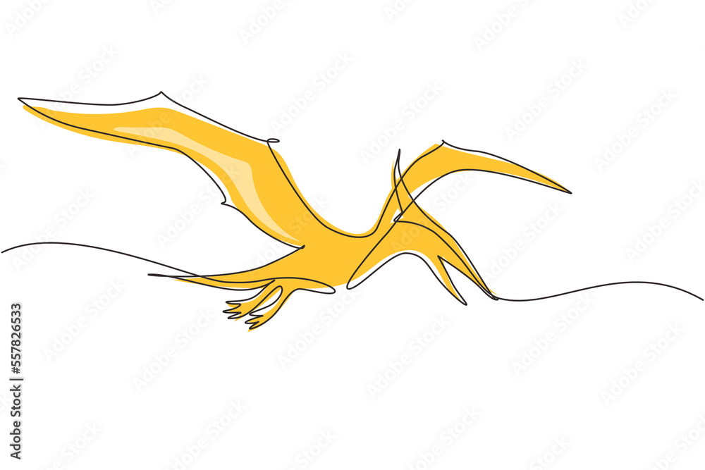 Simple Pterodactyl Drawing