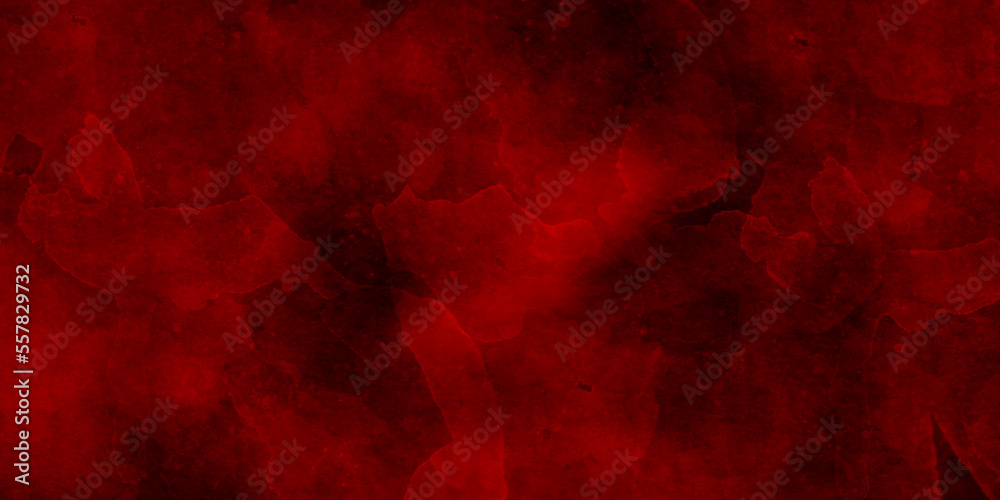 Vanttege wall cracked Scary Red and black horror backdrop background ...