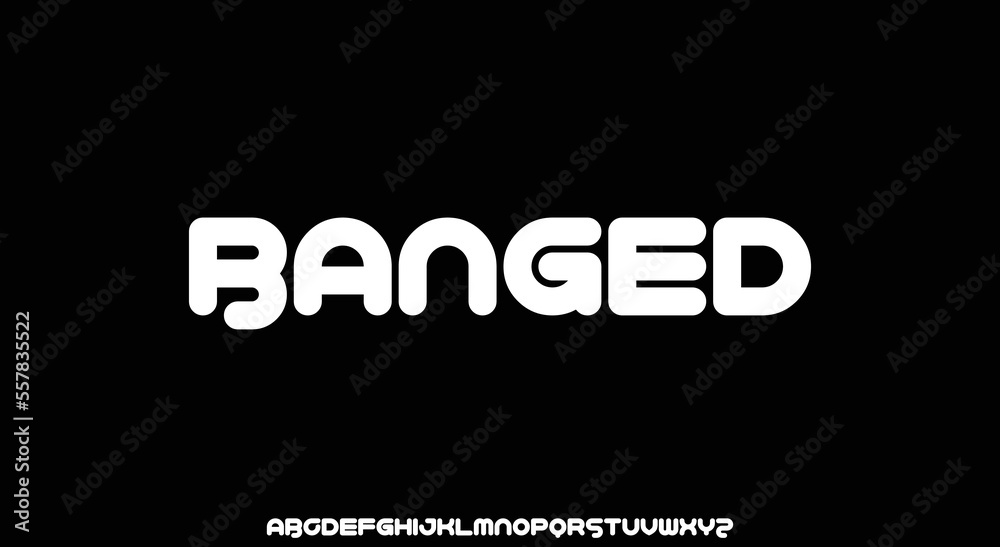 Abstract minimal modern alphabet line font. Minimal slim typography ...