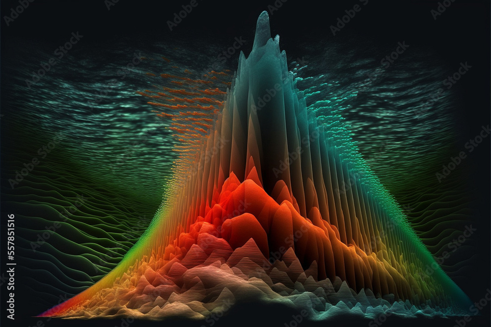 Generative AI, incredible fantastic backdrop, abstract background ...