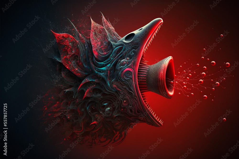 Generative AI, incredible fantastic backdrop, abstract background ...