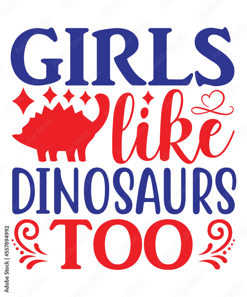 Girls like dinosaurs SVG, Matching Family Svg, Mamasaurus Svg, Dinosaur ...