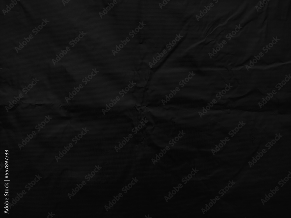 Dark black fabric texture background. Black background from a dark ...
