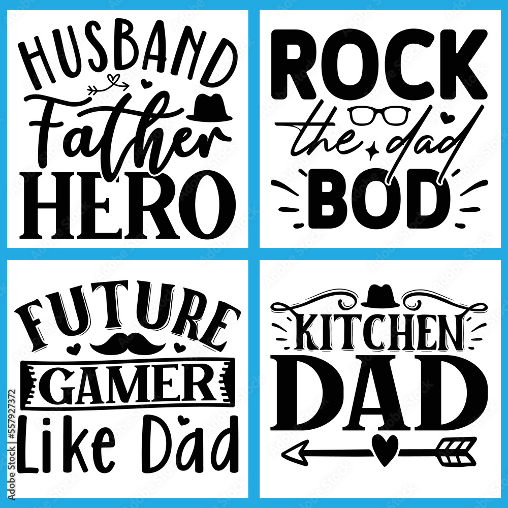 Dad Life Svg Bundle vector file Stock Vector | Adobe Stock