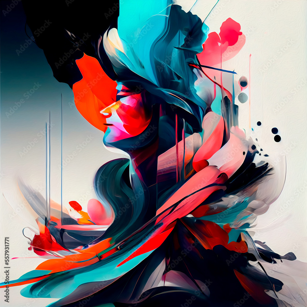 Abstract Oil Paintings Of Women