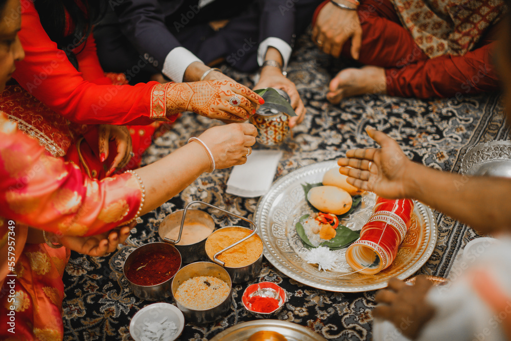 indian wedding ceremony hindu islam ceremony custom for bride and groom ...