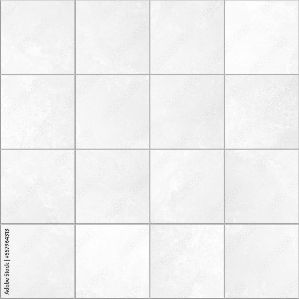 Ceramic white tiles seamless pattern background Stock Photo | Adobe Stock