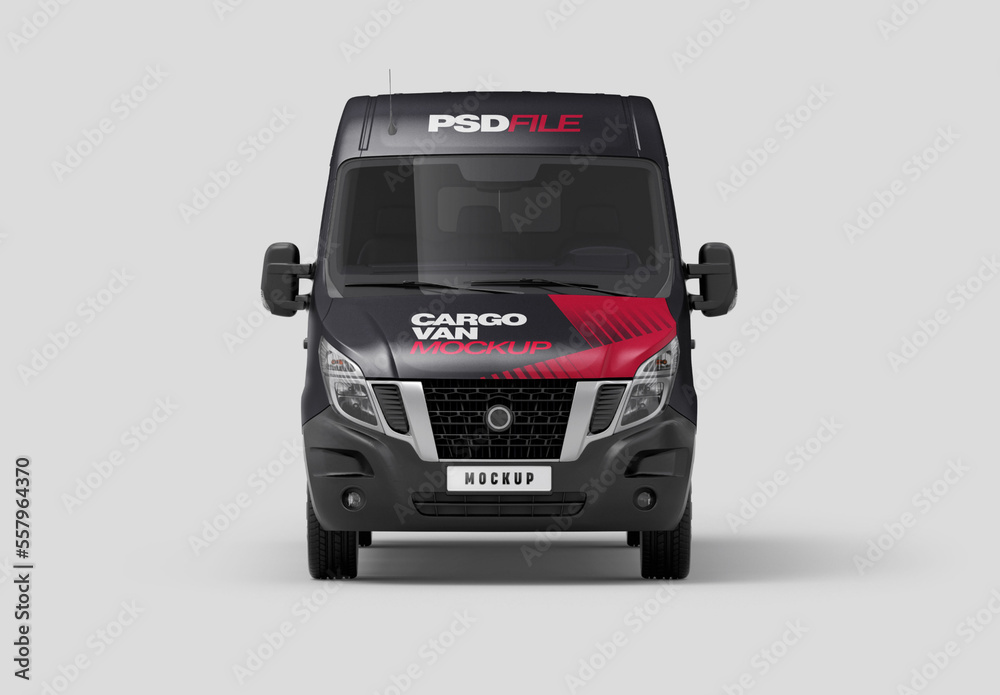 Cargo Van Mockup Stock Template | Adobe Stock