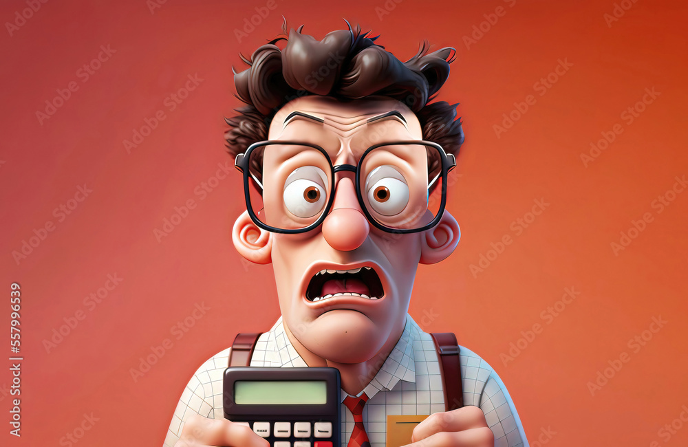 Accountant Caricature