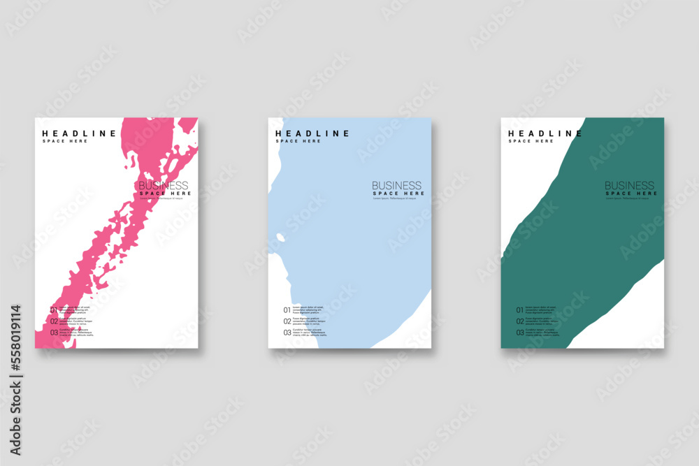 Vector grunge overlay. Hand-drawn abstract frame set. Ink brush strokes ...