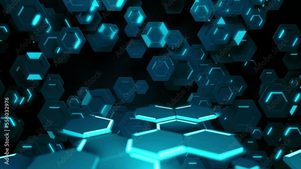 Data Digital Technology Background Loops 4k animation of an abstract ...