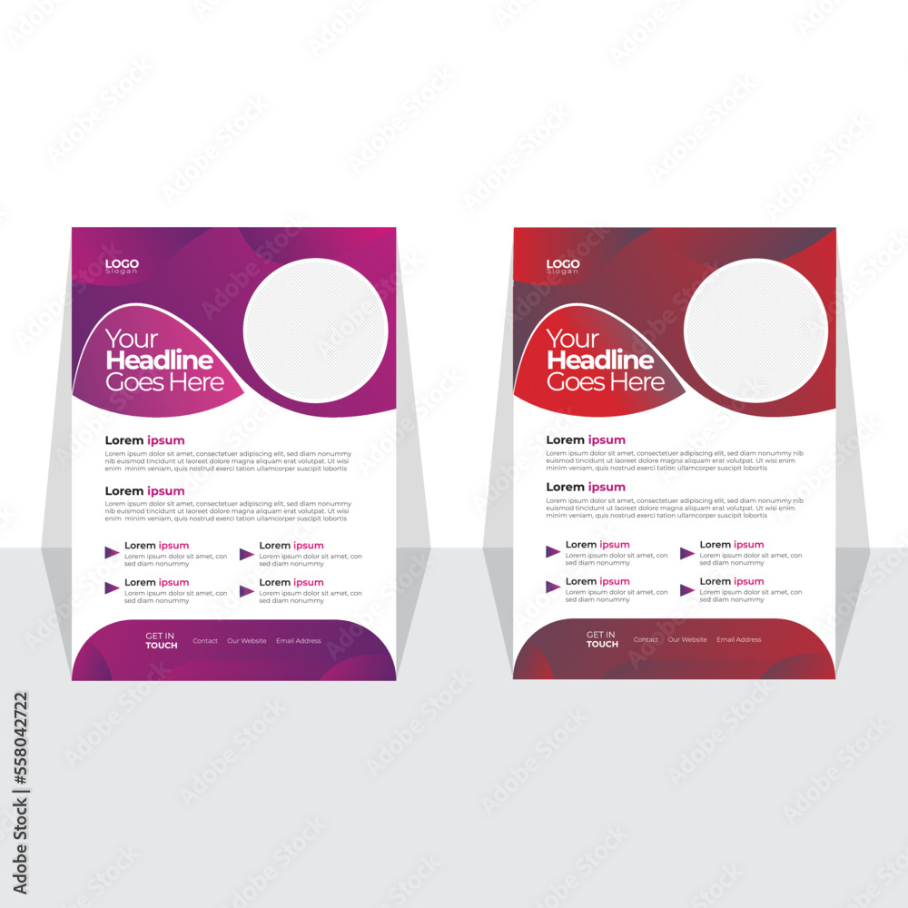 Business Corporate Flyer Template Vector Design, proposal, promotion ...