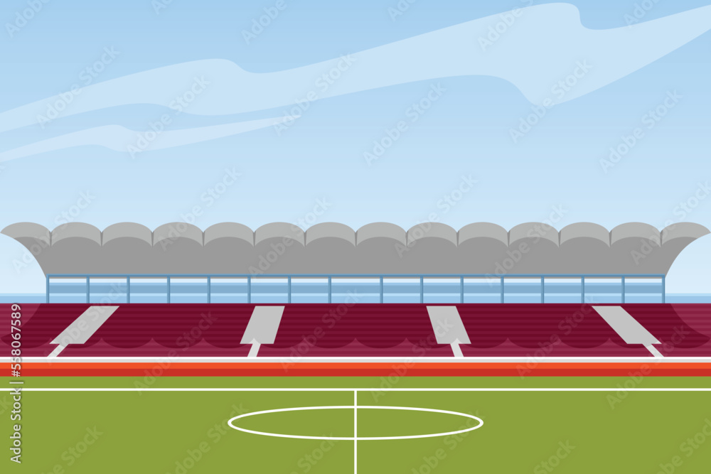 Soccer stadiums buildings. stadium line drawing illustration vector ...
