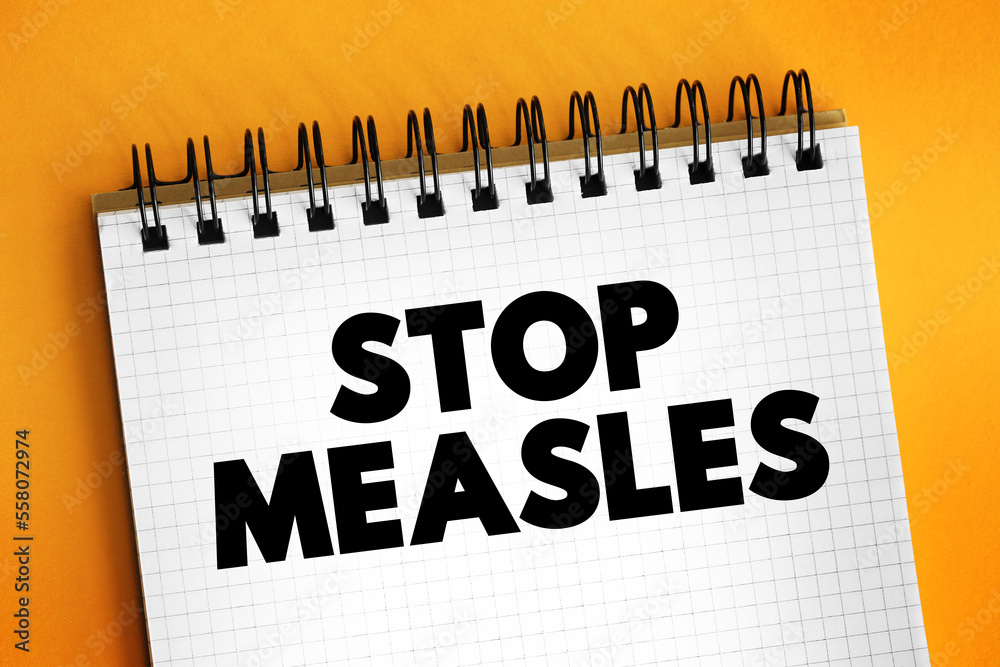 Stop Measles - get the measles, mumps, and rubella (MMR) vaccine, text ...