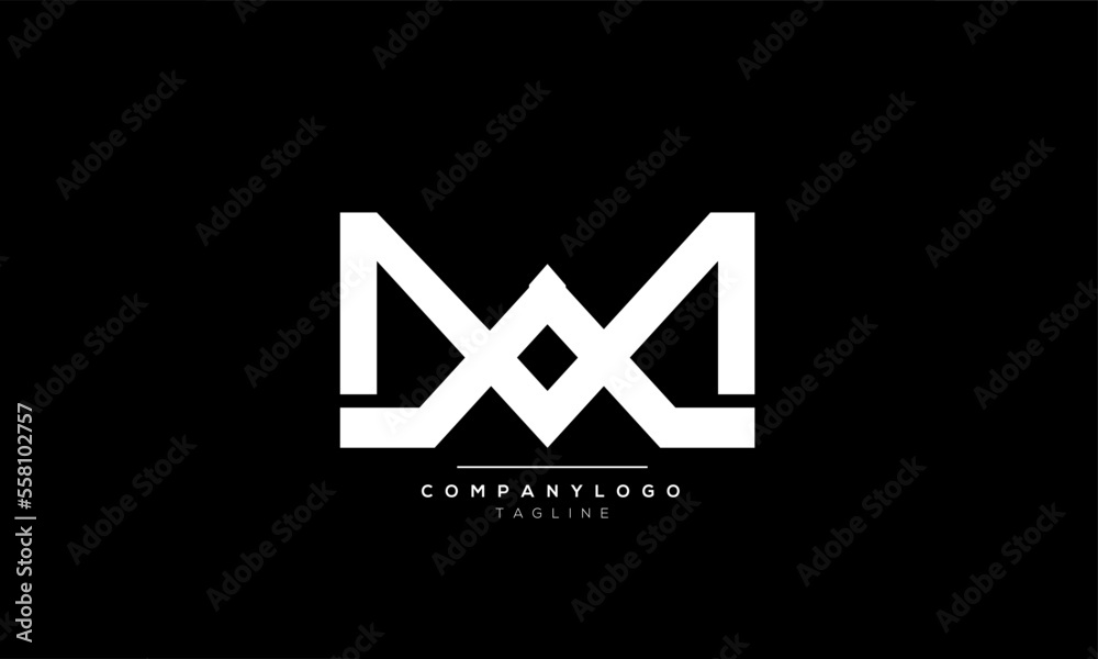 Alphabet letters Initials Monogram logo AM, AM INITIAL, AM letter Stock ...